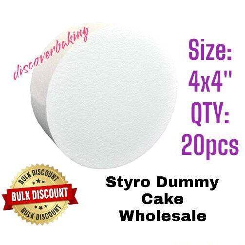 Dummy Cake Styro 4x4" 20pcs. Wholesale | Lazada PH