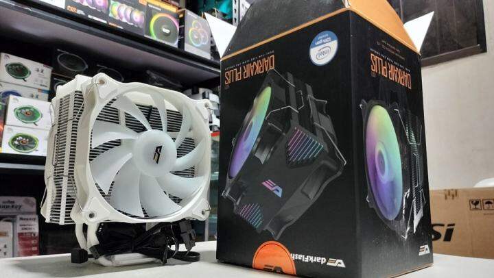 DarkFlash DarkAir Plus Dual Fan ARGB CPu Cooler White | Lazada PH