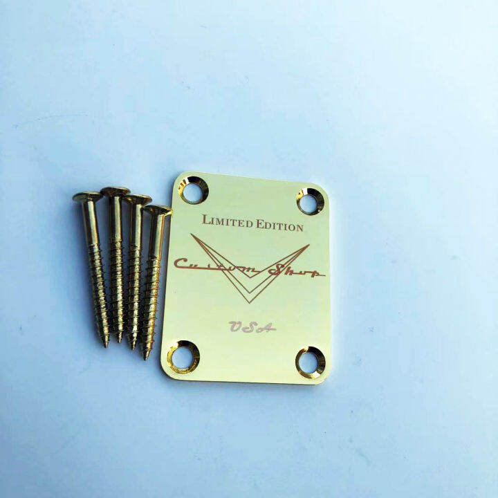 LIMITED EDITION Custom Shop Fender Gold Neck Plate For Stratocaster ...