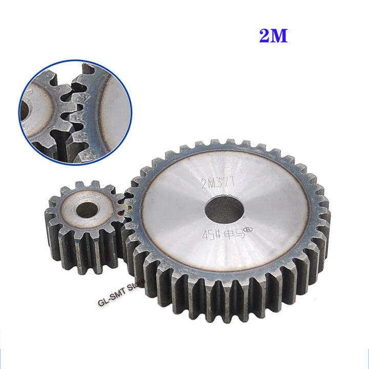 1Pcs Mod 2 Spur Gear 2M 10-25Tooth 45# Carbon Steel Thick 20mm Metal ...