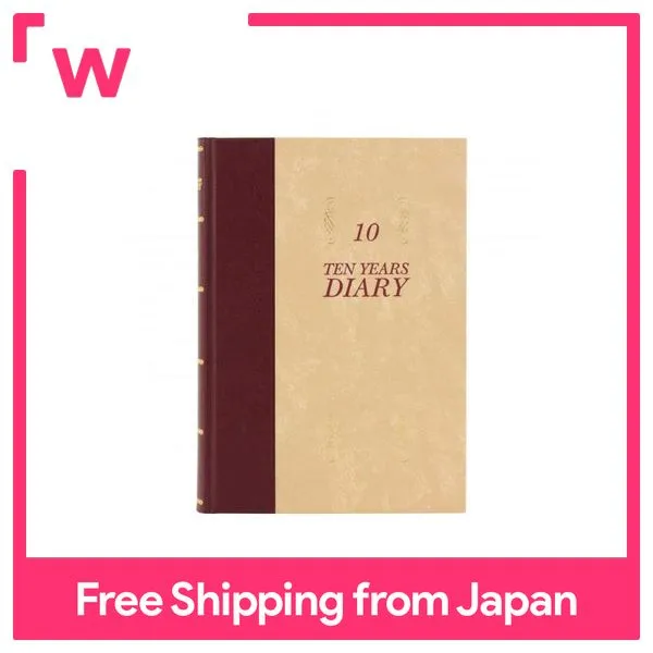 Apika diary 10-year diary Horizontal writing B5 With date display D313 ...