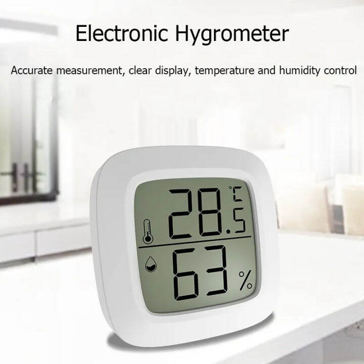 Digital Hygrometer Indoor Thermometer Room Thermometer and Humidity ...