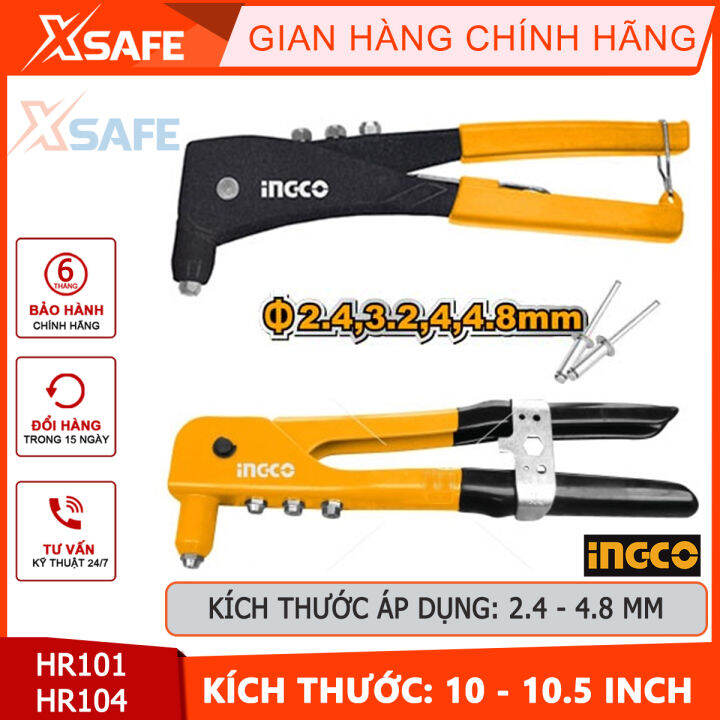 Kềm rút rivet Ingco kích thước từ 10 đến 10.5inch kích thước áp dụng 2 ...