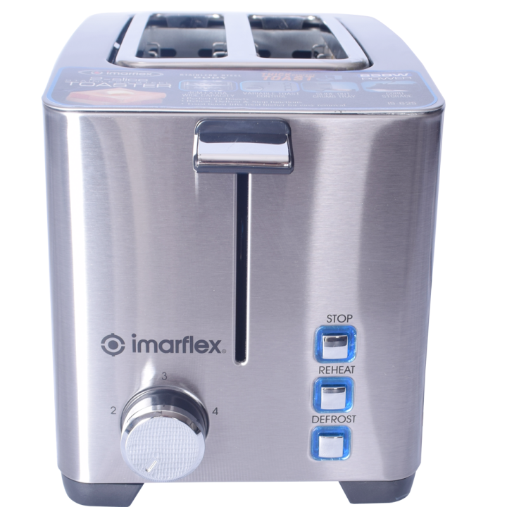 Imarflex IS-82S 2 Slice Pop-up Toaster (Stainless) | Lazada PH