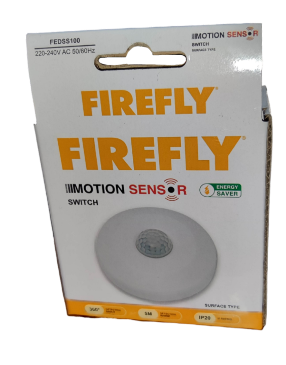 Motion Sensor Surface type 1A 220V 300W FEDSS100 ( Firefly) | Lazada PH