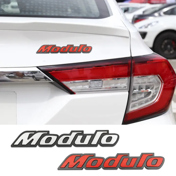 Modulo Sport Emblem Stickers Performance Edition Rear Trunk Badge For