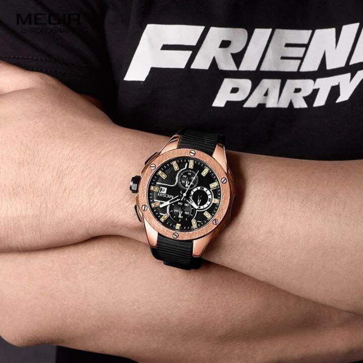 MEGIR Brand Fashion Business Sport Chronometer Waterproof Military ...