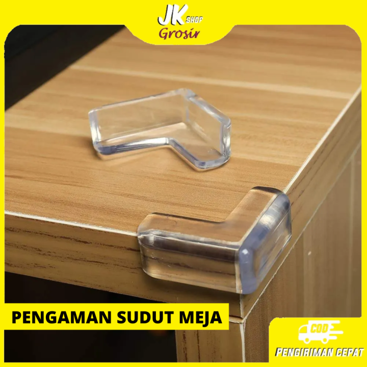 JK - PELINDUNG SUDUT MEJA | SILIKON SUDUT MEJA TRANSPARAN | KARET ...