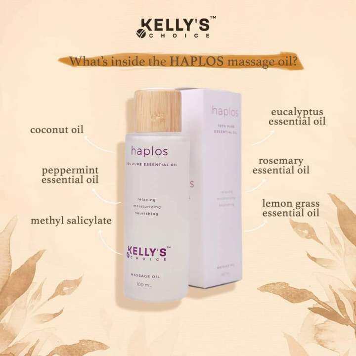 MASSAGE OIL HAPLOS KELLY'S CHOICE | Lazada PH