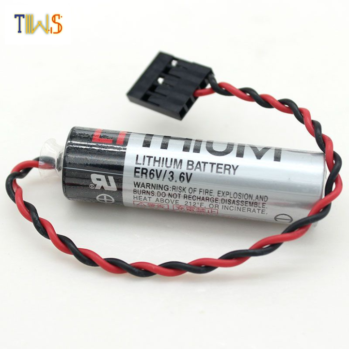 พร้อมส่ง ใหม่ ER6V3.6V Yaskawa PLC CNC แบตเตอรี่ลิเธียม ER6VC3N ...