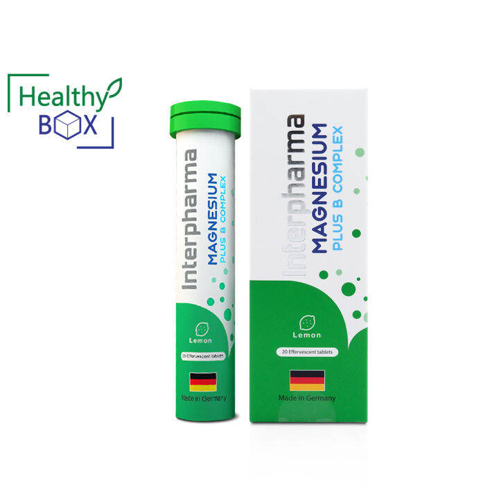 Interpharma Magnesium Plus B Complex 20เม็ด อินเตอร์ฟาร์มา แมกนีเซียม ...