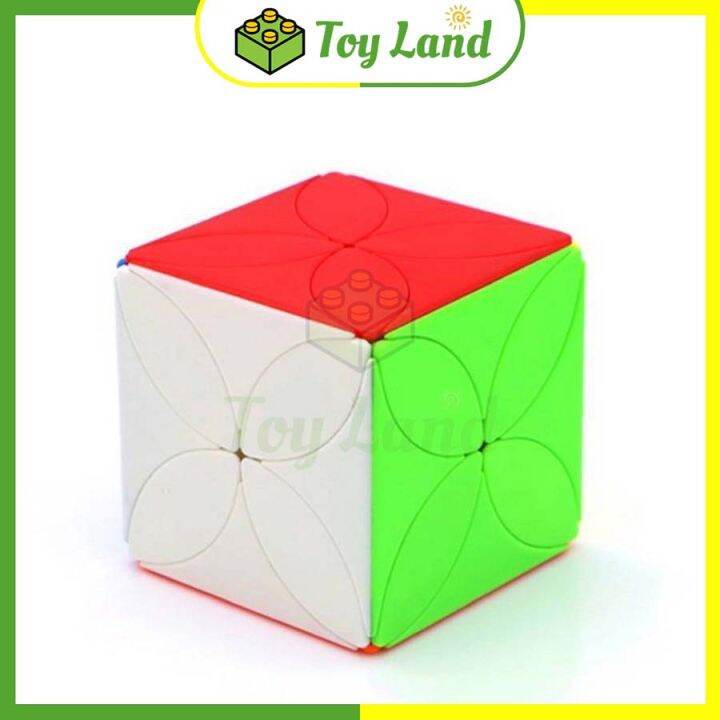 Rubik Clover Cube Cỏ 4 Lá Stickerless Rubic Biến Thể Không Viền Đồ Chơi ...