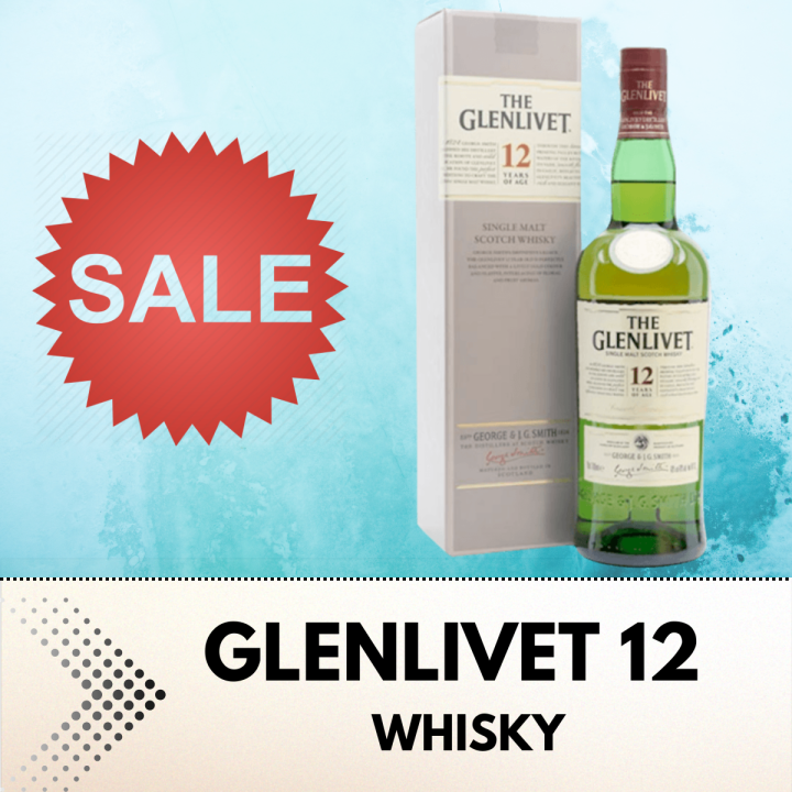 Glenlivet 12 Year Old Single Malt Whisky 1 LITER (Old Packaging) | Lazada PH
