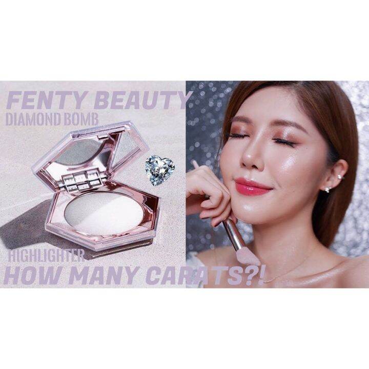 FENTY BEAUTY ?? Highlighter Diamond Bomb All-Over Diamond Veil màu How ...