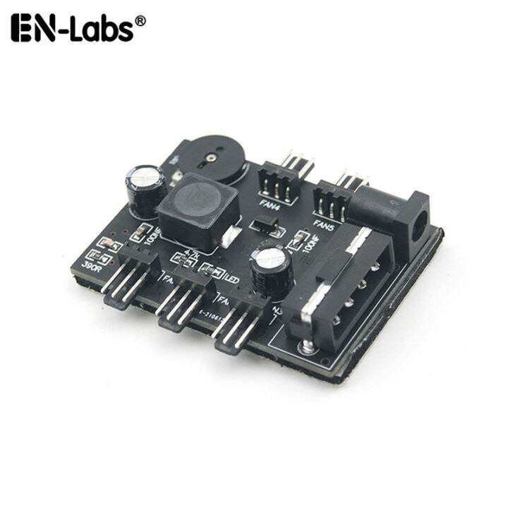 Fan Speed Controller 3pin for PC Case Cooler 12V3/5 Way Molex/SATA 3 ...