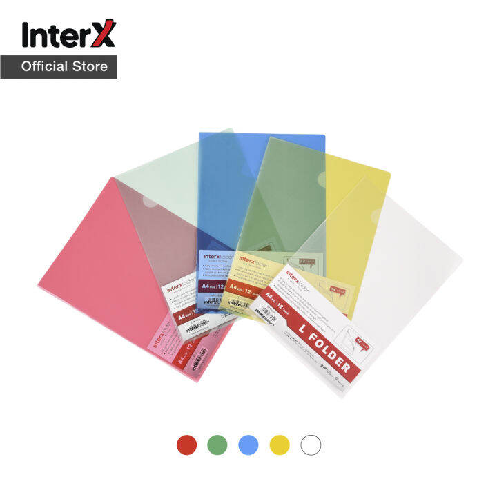InterX Map L Folder A4 Pack isi 12 | Lazada Indonesia