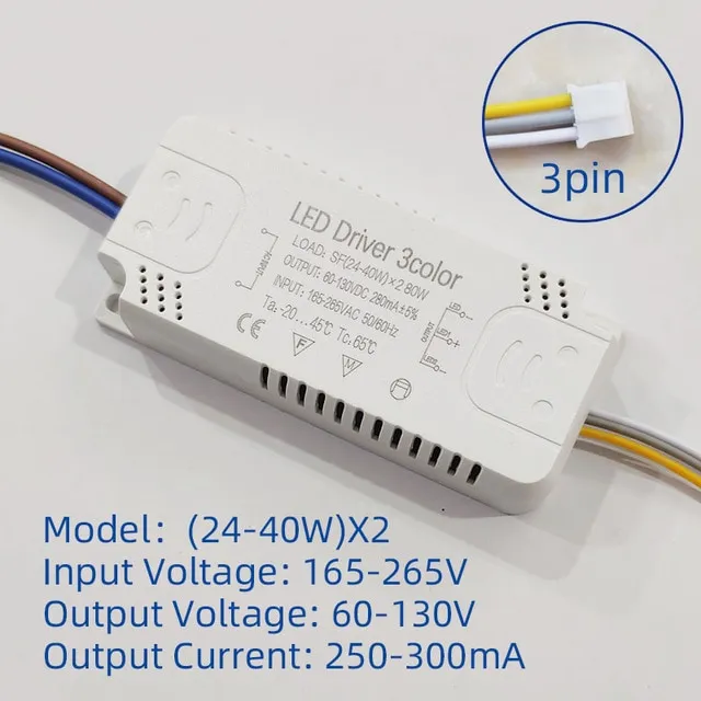 LED Driver Adapter For LED Lighting 12W 24W 30W 36W 50W 100W AC220V Non ...