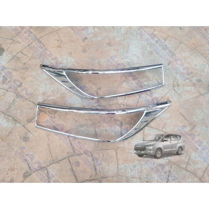 Toyota Innova 2nd Generation 2016 - 2022 Headlight Cover Chrome | Lazada PH