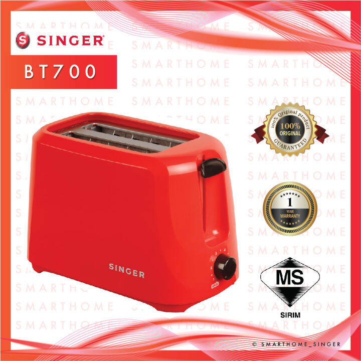 *Bubble Wrap* Singer BT700 Bread Toaster *Ready Stock* | Lazada