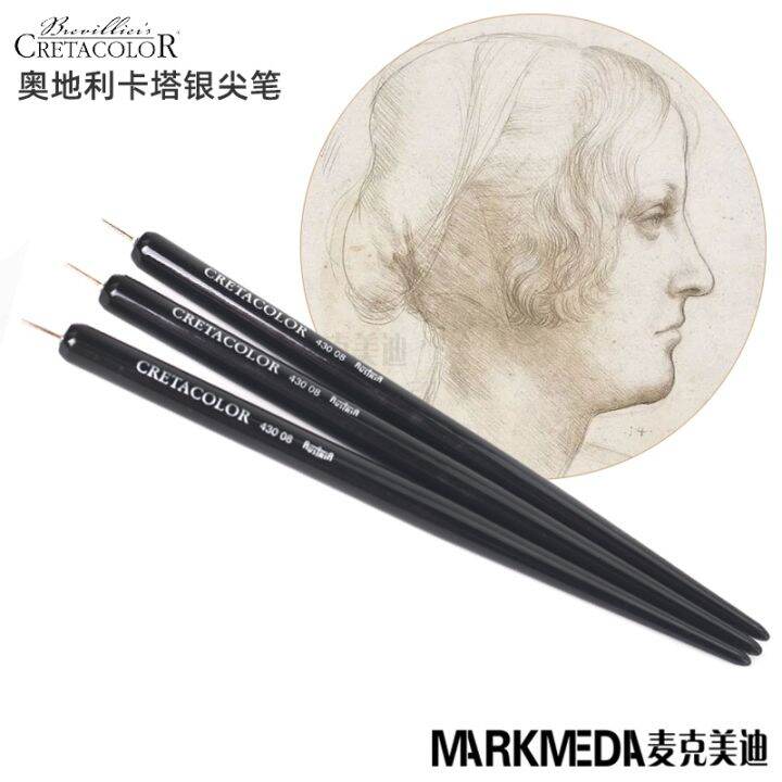 Austrian CRETACOLOR silver card tower pointed pen needles pen ...