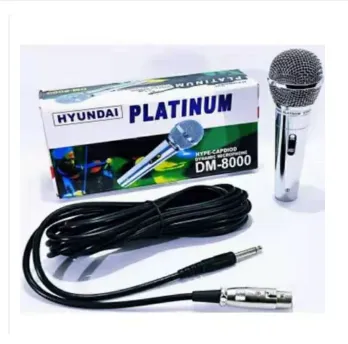 LUCKY MOUSE HYUNDAI PLATINUM DM-8000 HYPE-CAPDIOD DYNAMIC MICROPHONE | Lazada PH