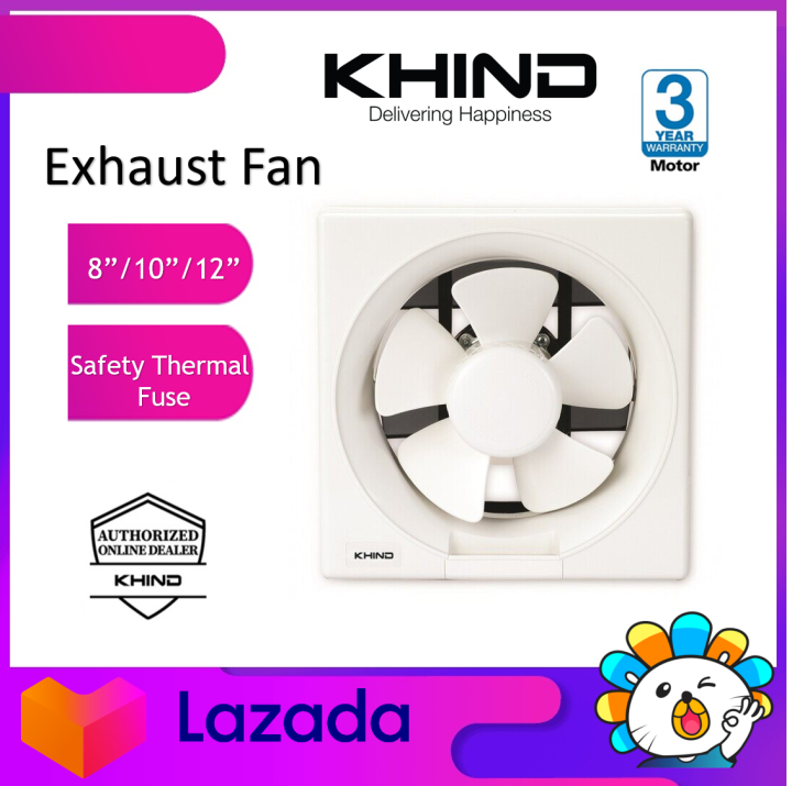 Khind Exhaust Fan Original (8"/10"/12") | Lazada