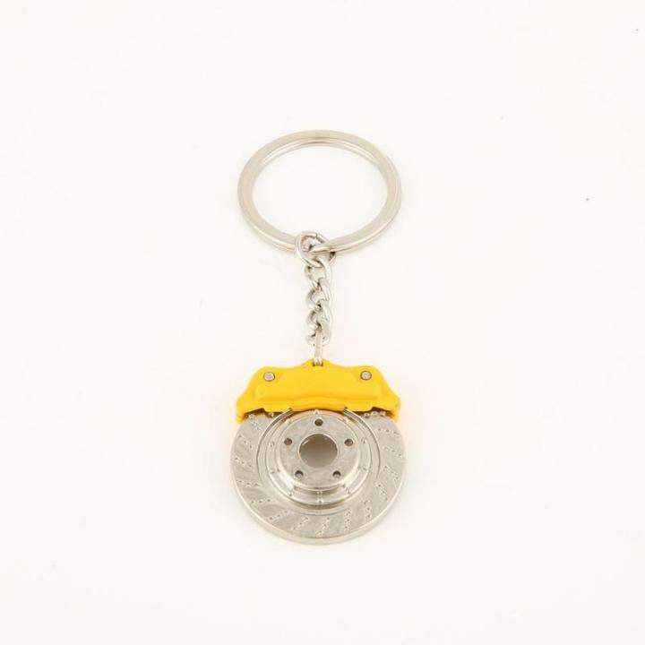 Brake Disc Brembo YELLOW Auto Parts Metal Keychain | Lazada PH