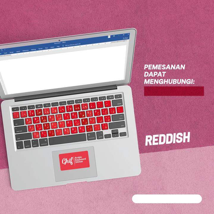 Stiker Keyboard Arab untuk Mengetik Bahasa Arab di Laptop pc sticker ...