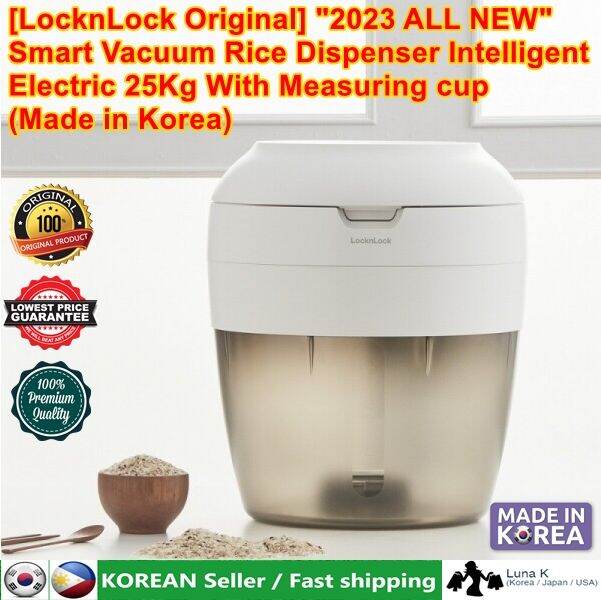 [LocknLock Original] "2023 ALL NEW" Smart Vacuum Rice Dispenser ...
