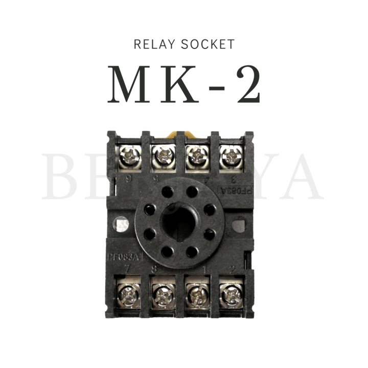 MK-2 8 Pin Relay Base Relay Socket | Lazada