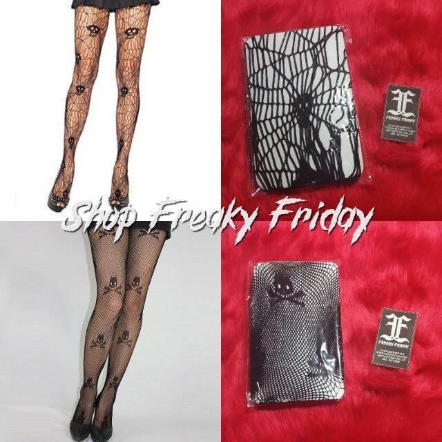 PRE ORDER Skull Fishnet Stockings Gothic Punk Rock Skeleton | Lazada PH