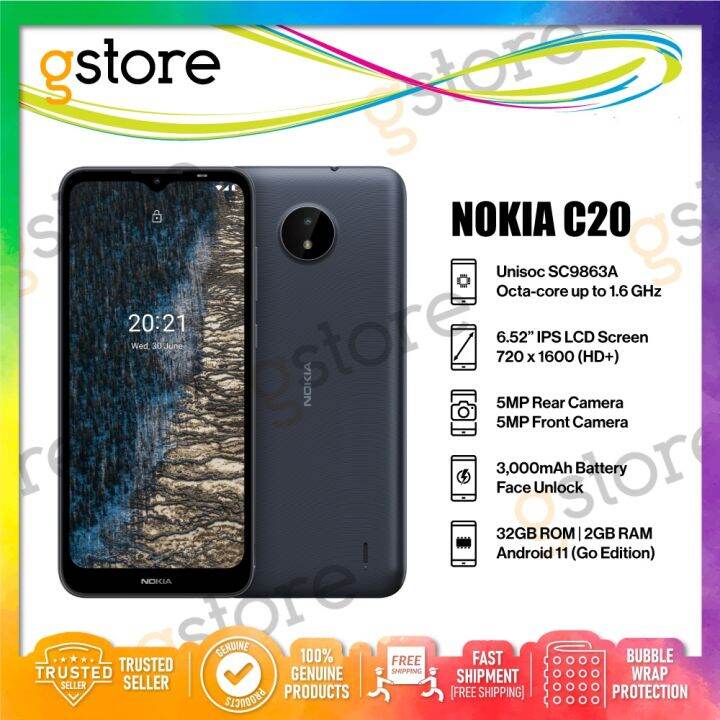 Nokia C20 2GB RAM + 32GB ROM - Original Nokia Malaysia | Lazada PH
