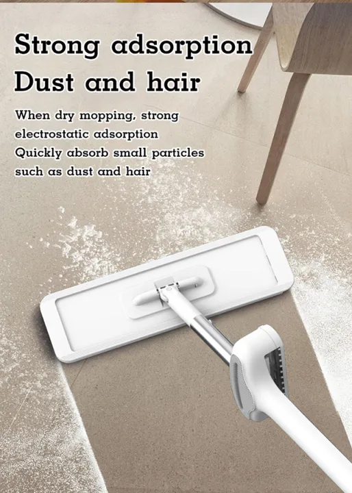 Usmartt Flat Mop Squeeze Wringer for Washing Floor Cleaning Up Wipe ...