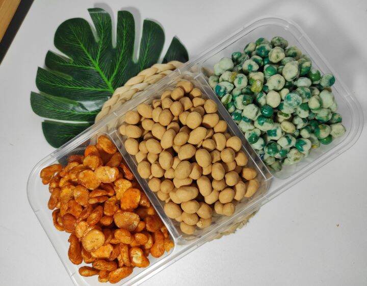 { BOX SEKAT ISI -+ 50 GR } PAKET KACANG GARING 3 RASA / TANPA PENGAWET ...