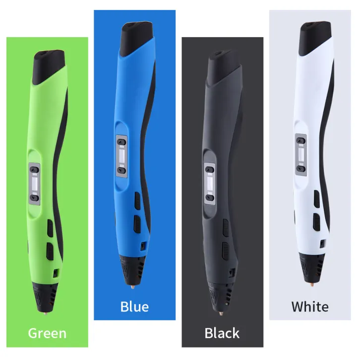 PLAABSPCL Filament 3D Printing Pen Set Support 2 Models Temperature 3D ...