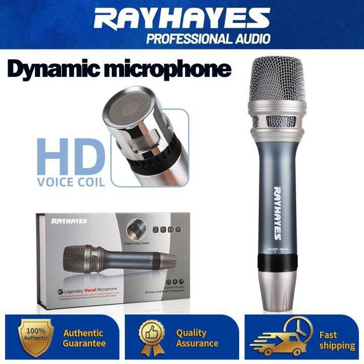 Original heavy duty dynamic microphone wired (5M) for show/karaoke/videoke/church/party/speaker ...