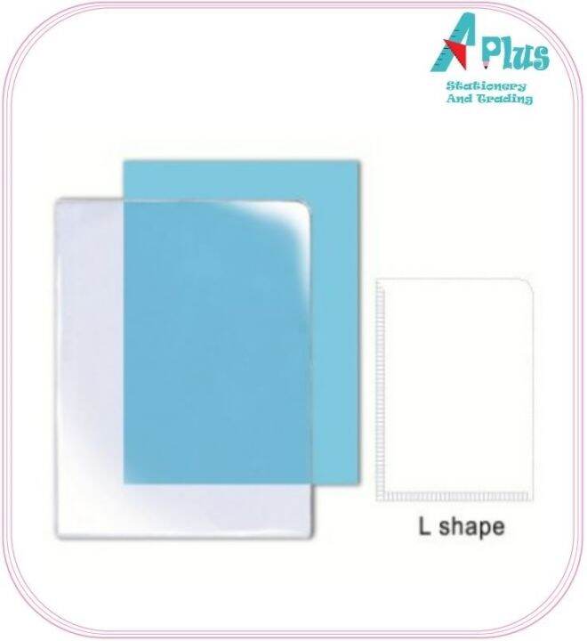 L Shape U Shape C Shape Folder Clear Transparent A4 Size Paper Folder ...