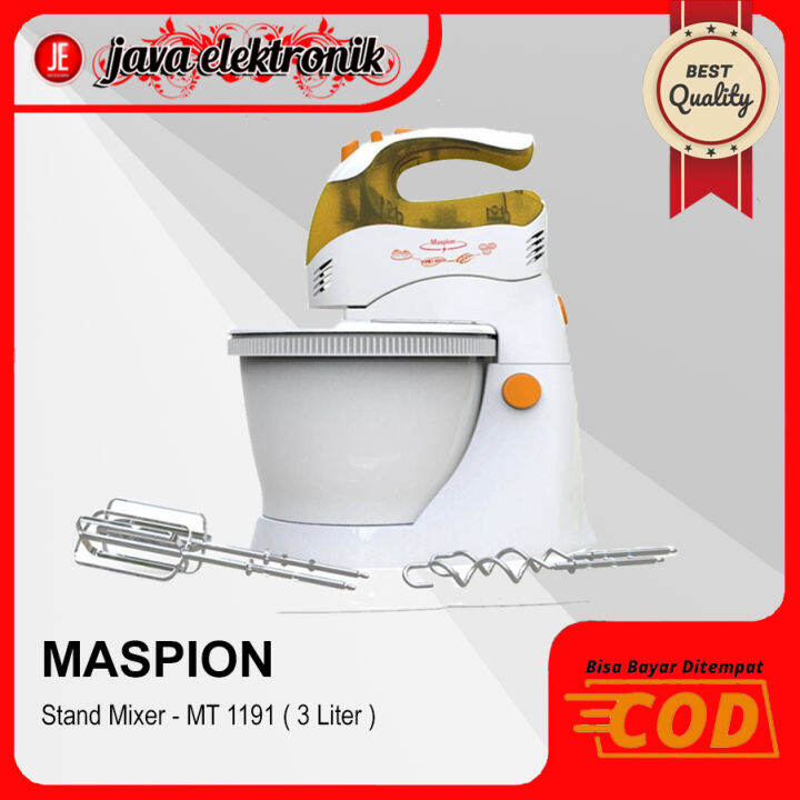 MASPION Stand mixer MT1191 - With Mangkok dengan ukuran besar | Lazada ...