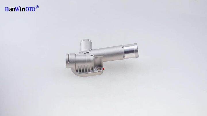 Aluminum Thermostat Housing Cover Engine Coolant Water Flange Pump ...
