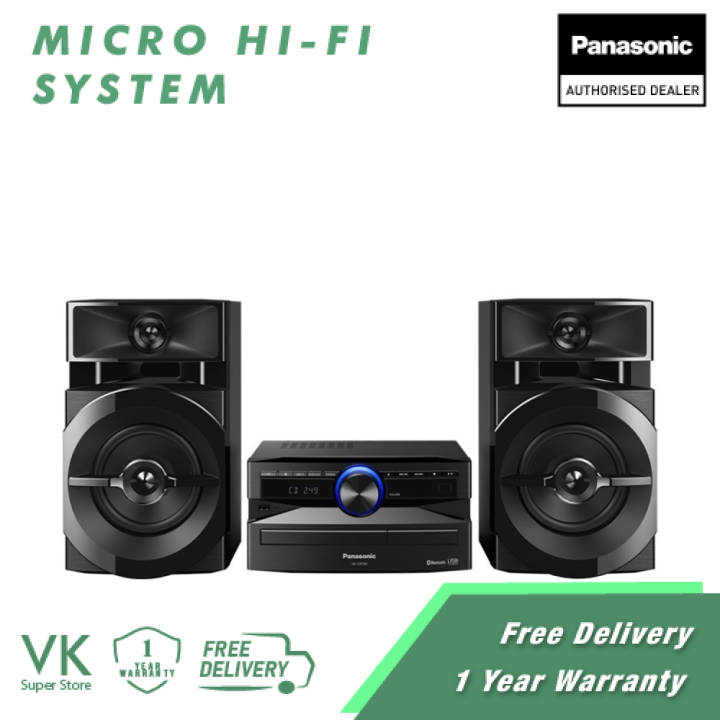 Panasonic SC-UX100 Hifi System 300W Bluetooth SC-UX100GSXK | Lazada