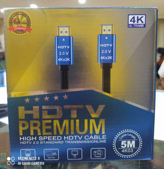 Eyota Kabel HDMI Versi 2.0 Support 4K 2K 5 Meter | Lazada Indonesia