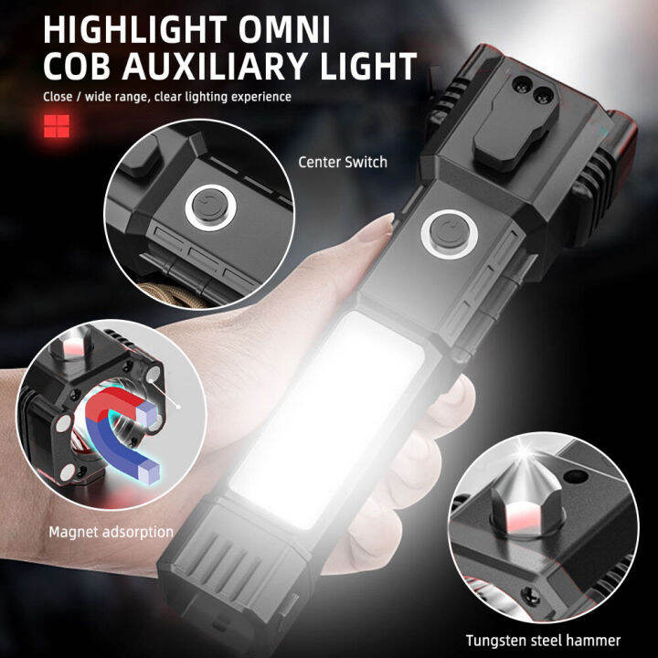 PROMO [ TERMURAH ] Senter Led Multifungsi Waterproof - Senter Magnet ...