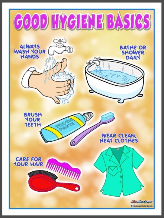 TARPAULIN EDUCATIONAL POSTER FOR KIDS GOOD HYGIENE BASICS 45X60CM ...