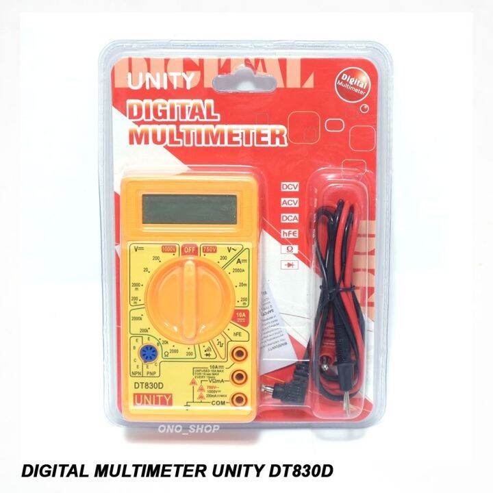 Digital Multimeter Unity DT830D | Lazada Indonesia