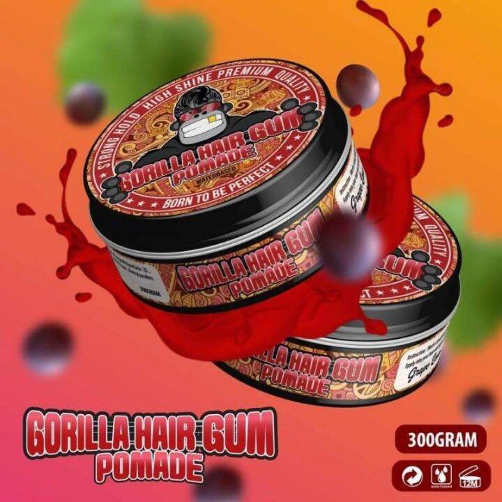 GORILLA HAIR GUM POMADE 300GM WITH FREEGIFT | Lazada