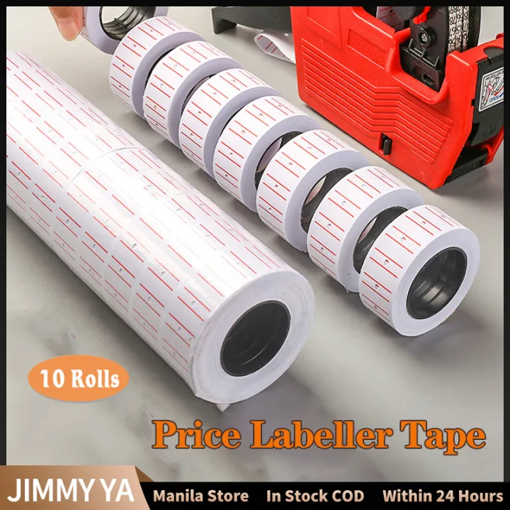 10 Rolls 500 Sheets Price Tag Roll Price Label Sticker Supermarket ...