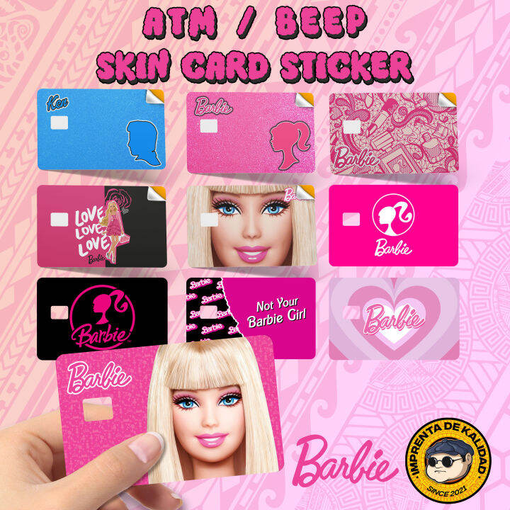 Barbie Skin Card Sticker Vinyl Debit/ATM/beep card sticker skin | Lazada PH
