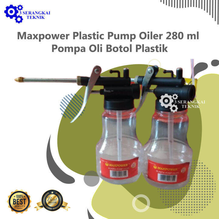 Maxpower Plastic Pump Oiler 280 ml Pompa Oli Botol Plastik | Lazada ...