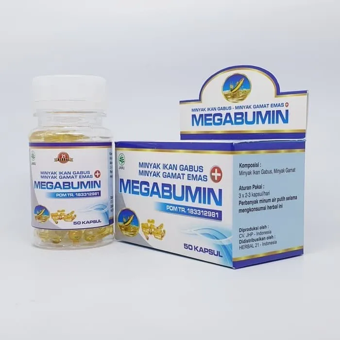 albumin kapsul ikan gabus mega bumin 50 kapsul / kapsul kutuk | Lazada ...
