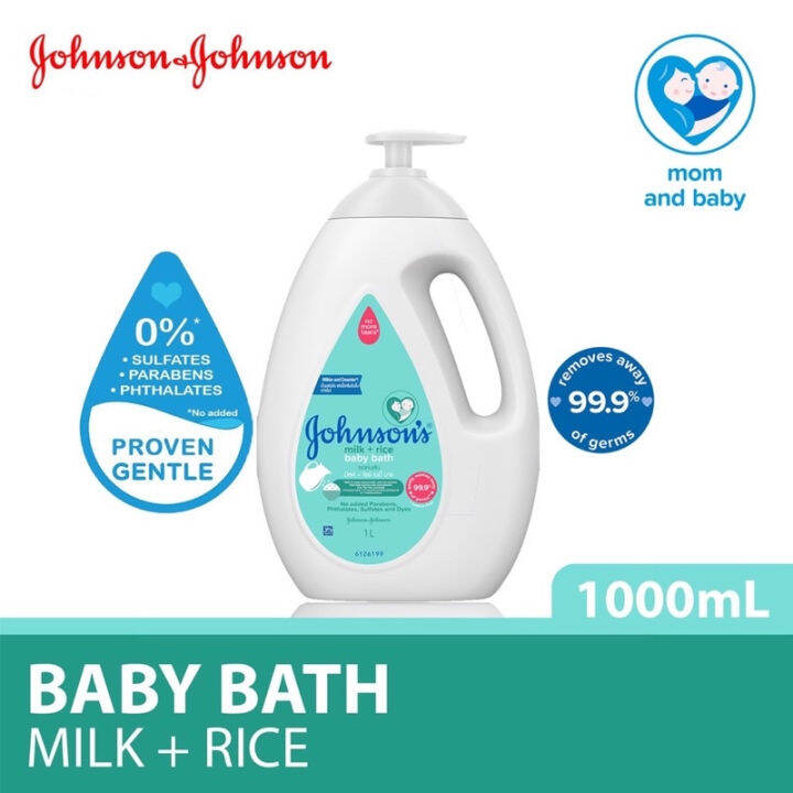 Johnson's Baby Bath Milk + Rice (1000ml) | Lazada